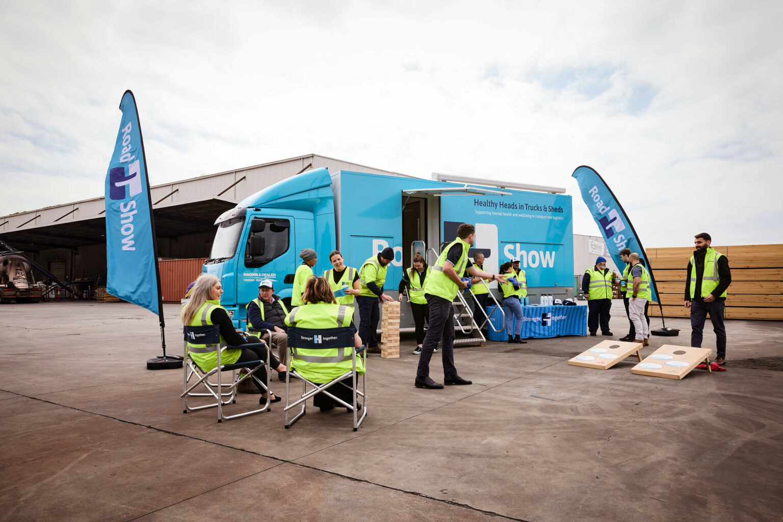 Attend a Road Show Event - Healthy Heads in Trucks & Sheds
